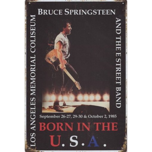 Bruce Springsteen Born In The USA 1985 - Retroborden
