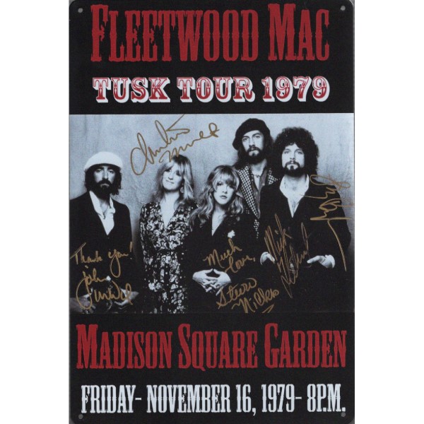 Fleetwood Mac Tusk Tour 1979 Madison Square Garden - Retroborden